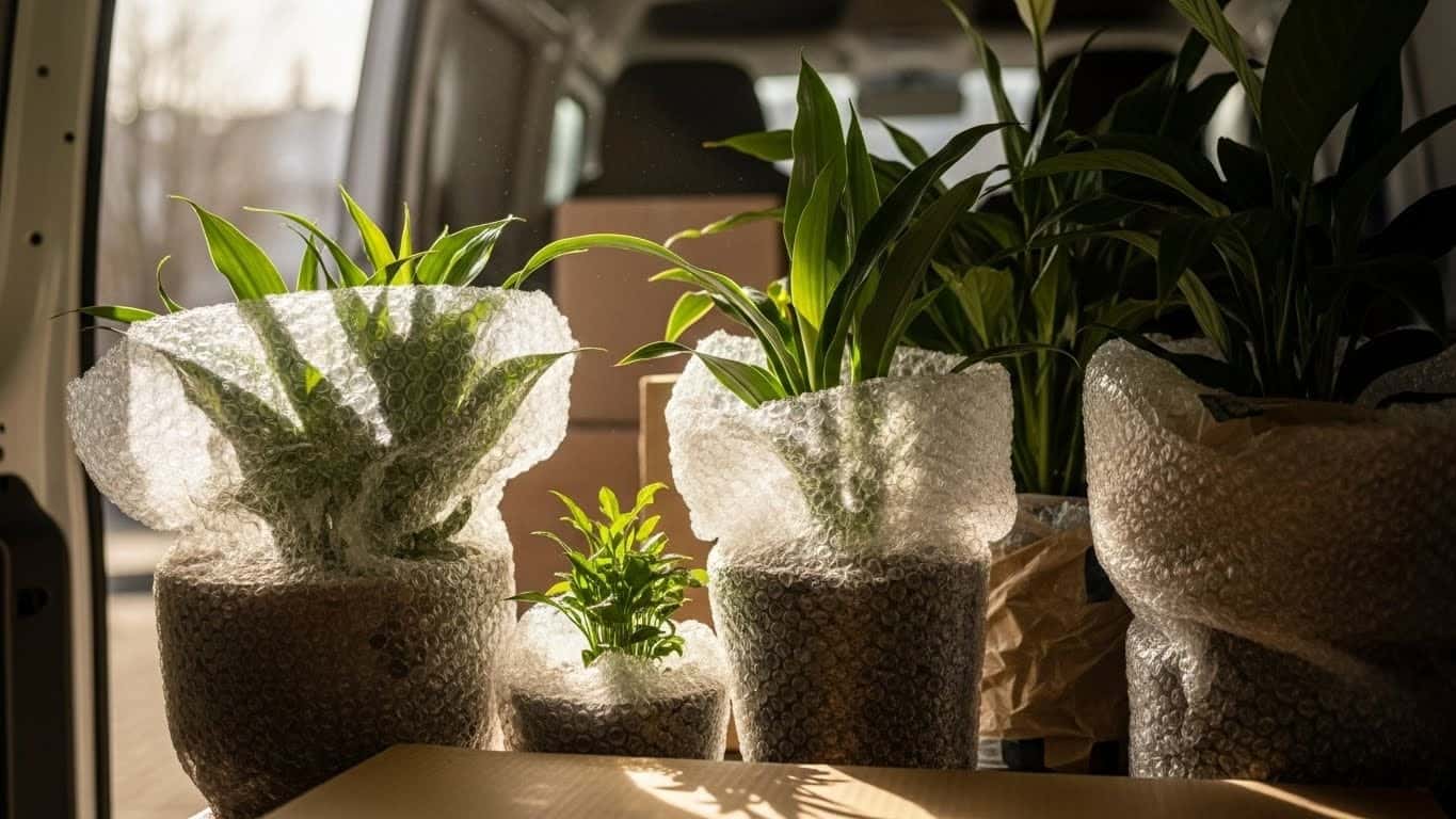 Moving Houseplants Guide – Packing, Winter Tips & Long-Distance